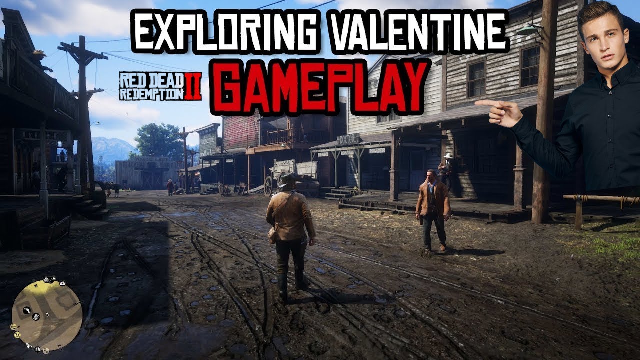 🌟 Wild West Adventure: Exploring Valentine Town | Red Dead Redemption 2 ...