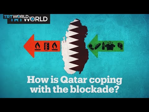 How is Qatar coping with the blockade?