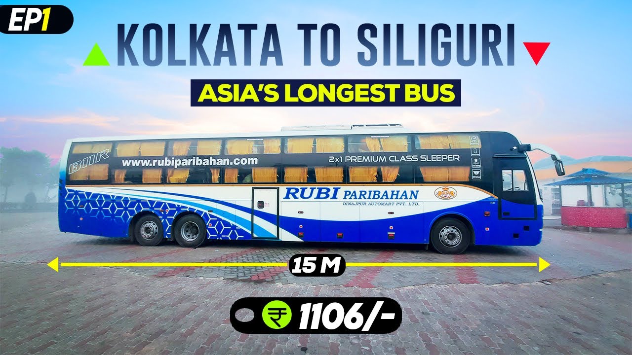Brand New Volvo Rubi Paribahan VOLVO Sleeper Bus | Kolkata to Siliguri ...