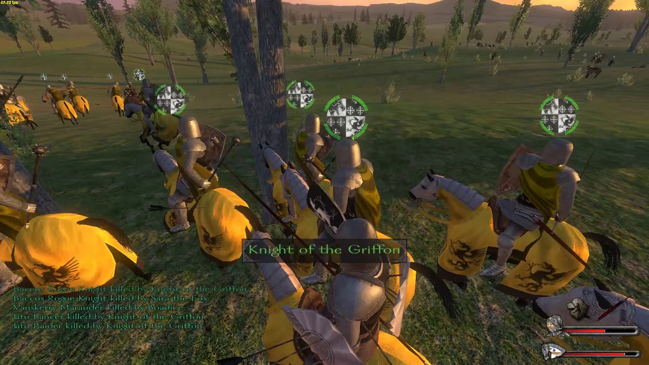 Warband Pendor Mod 300 Griffon Knights - YouTube