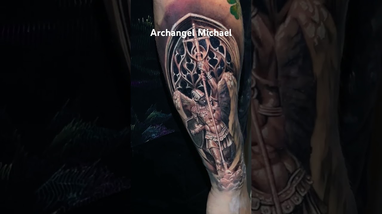 Archangel Michael Prayer Tattoo