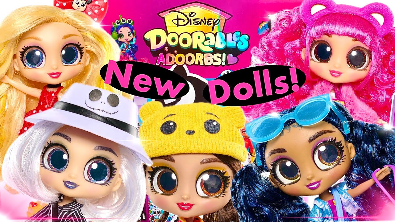 CREEPY or CUTE?!😳 NEW Disney Doorables ADOORBS Surprise Fashion DOLLS ...