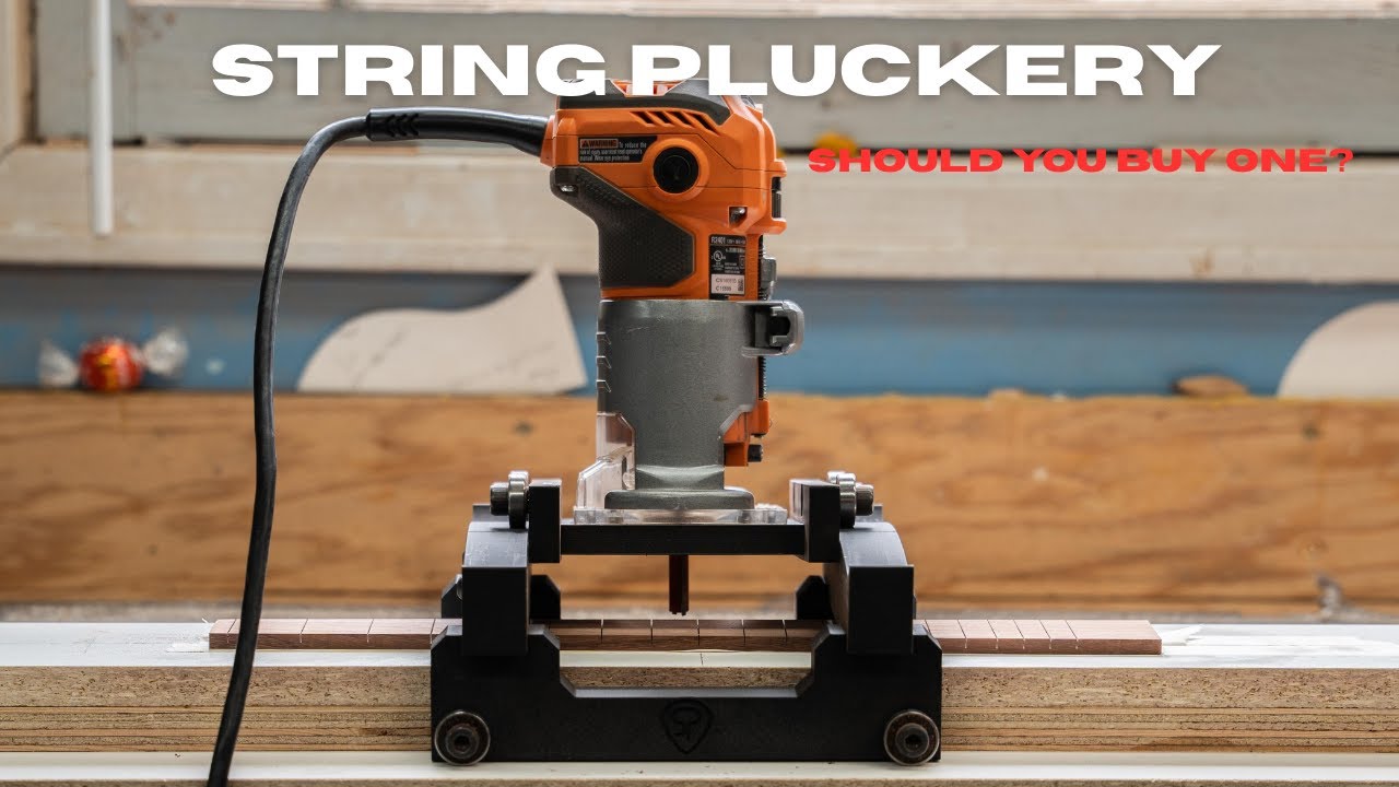 String Pluckery radius jig. Worth having in your shop? - YouTube