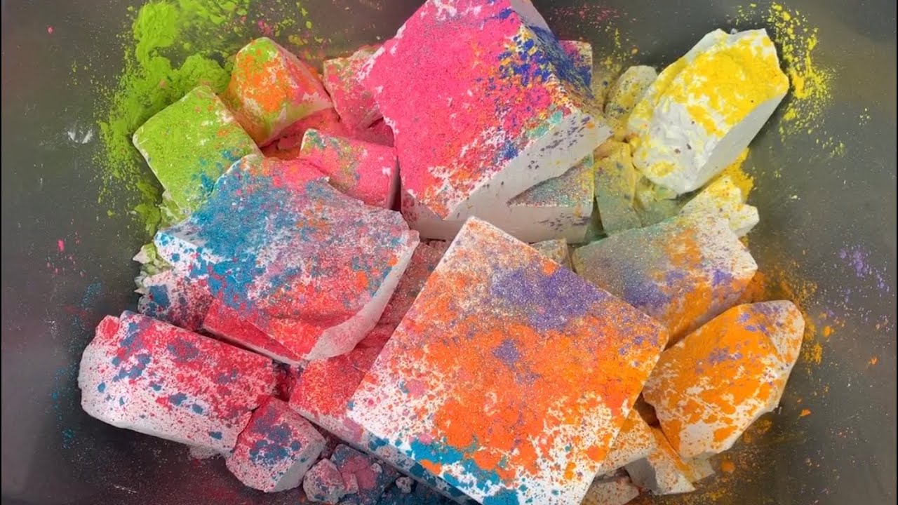 8 BLOCKS OF GYM CHALK • PSYCHI & CHALKNESS • ASMR - YouTube