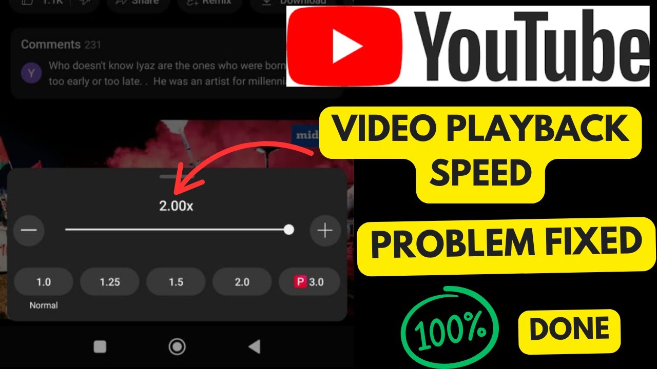 Youtube Video 2x Speed Not Working Problem | Youtube Playback Speed Not ...