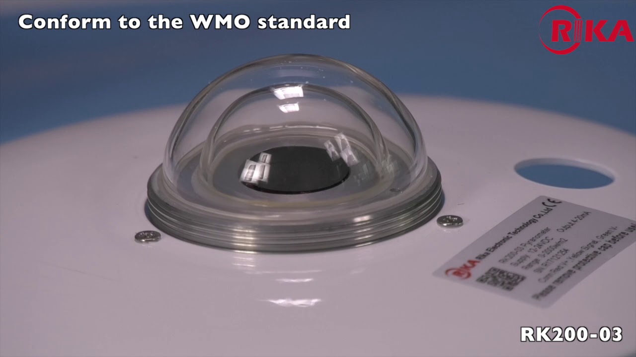 RIKA Sensor - RK200-03 Pyranometer - YouTube