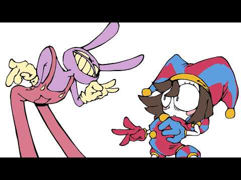 Jax whenever Pomni gets too close [The Amazing Digital Circus Animatic]
