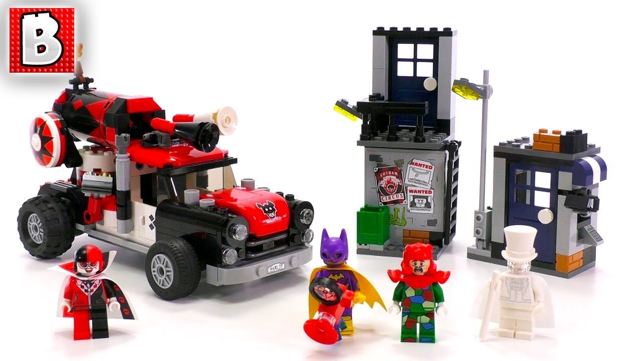 LEGO Batman Movie Harley Quinn Cannonball Attack 70921 | Unbox Build ...