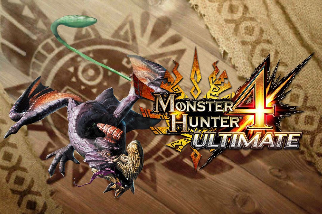 Monster Hunter 4 Ultimate 3DS - Purple Gypceros 4☆ HR4 Multiplayer ...