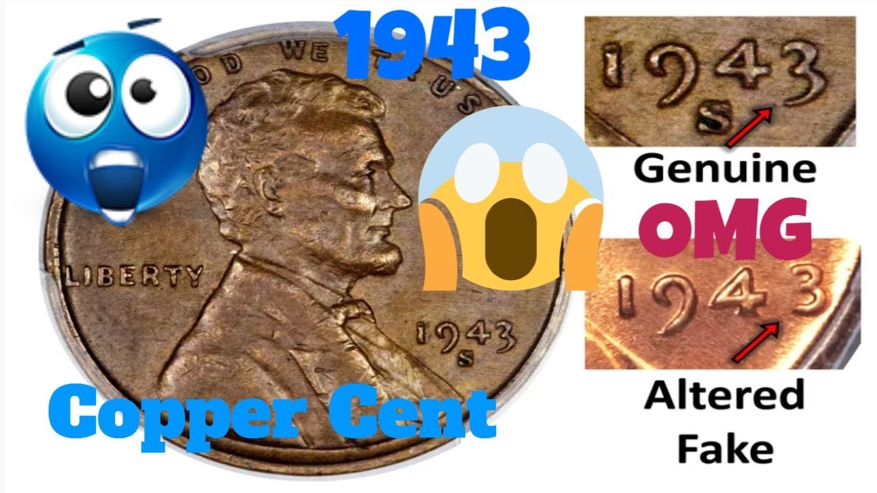 1943 Copper Cent!! Real or Fake?? - YouTube