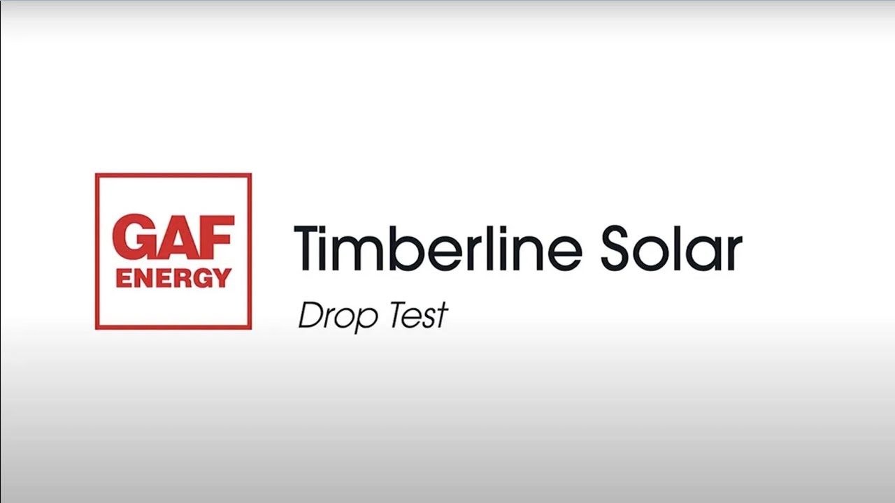 Timberline Solar™ Drop Test | GAF Energy - YouTube