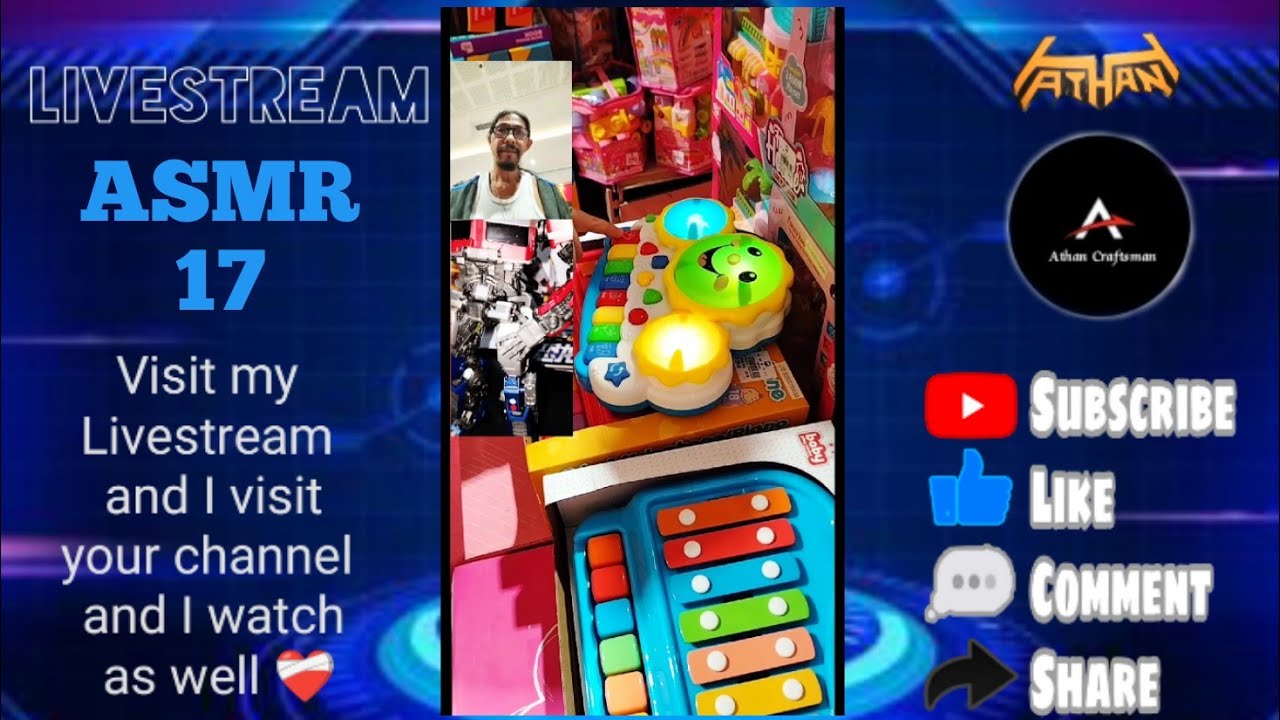 ASMR 17 Athan Craftsman is live! - YouTube