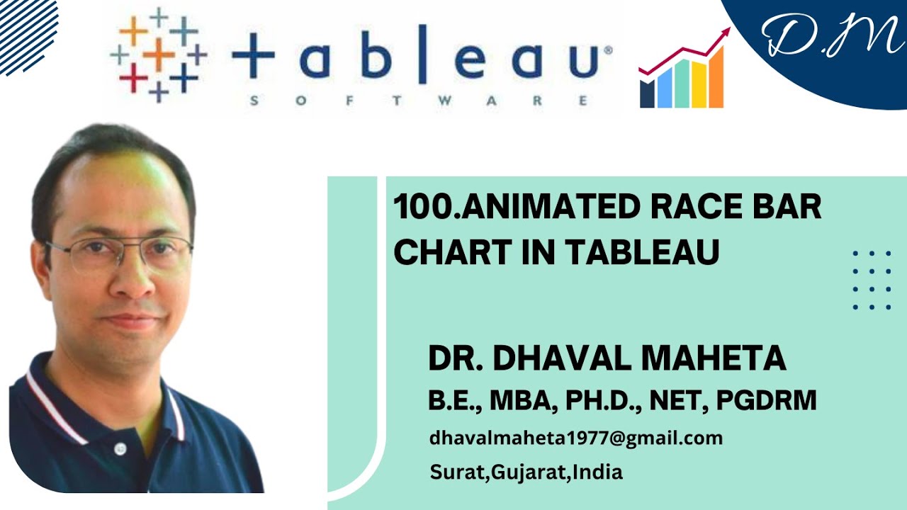 100. Animated Race Bar Chart in Tableau || Dr. Dhaval Maheta - YouTube