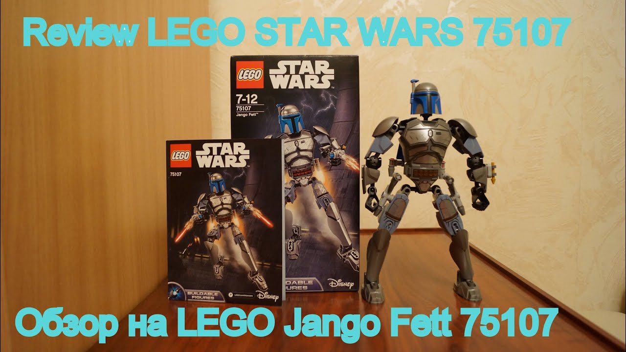Lego Star Wars 75107 Jango Fett Review - YouTube