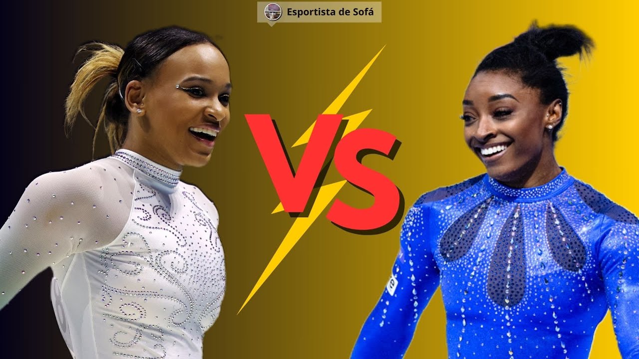 Rebeca Andrade X Simone Biles: o grande duelo da Olimpíada de Paris ...
