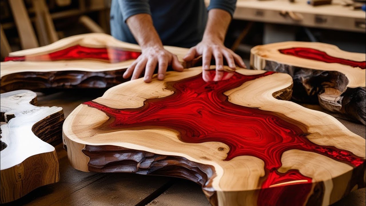 You Won’t Believe How He Turned Weird Wood Slices into a Stunning DIY ...