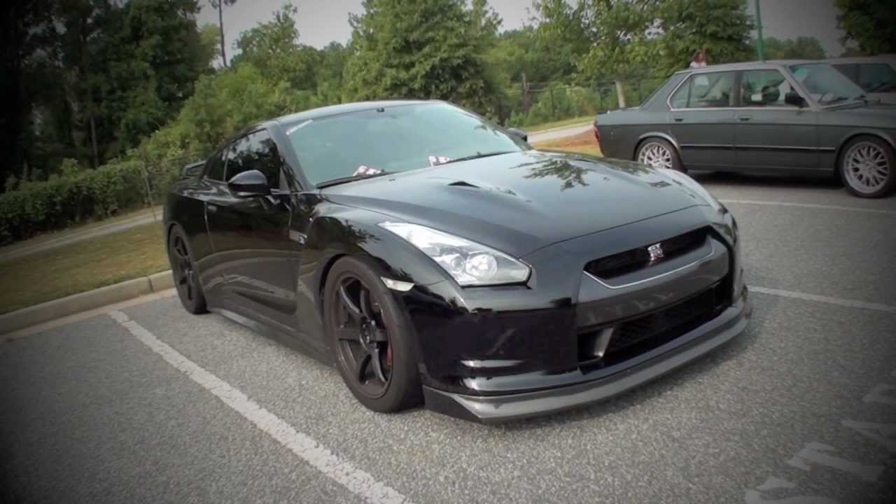All Black Nissan GTR - YouTube