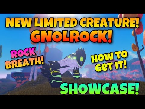 LIMITED CREATURE GNOLROCK SHOWCASE! ROCK BREATH! HOW TO GET IT ...