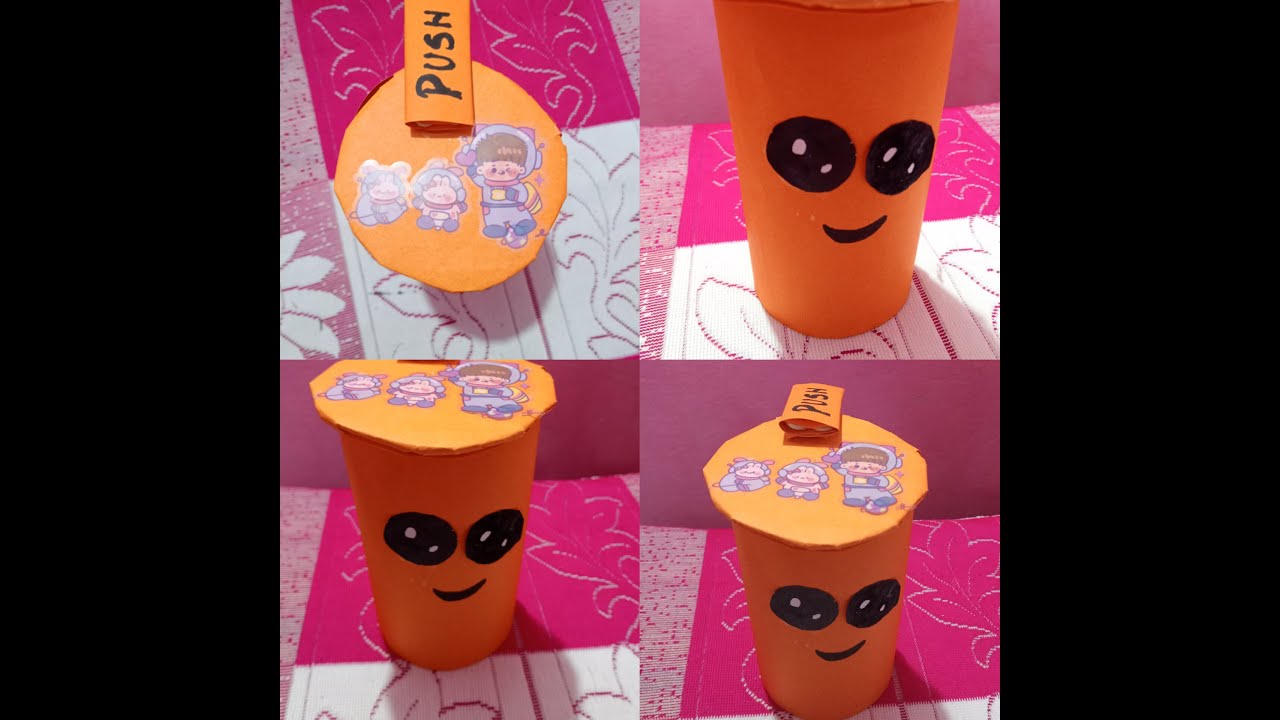 Mini Dustbin Making With Plastic Bottle Craft Ideas/ Easy Craft Ideas ...