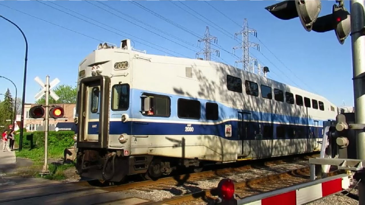 MONTREAL COMMUTER TRAINS / MAY 2020 - YouTube