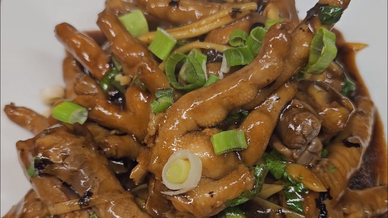 Nits Thai Food Braised Chicken Feets In Black Bean Ginger Sauce By Chef ...