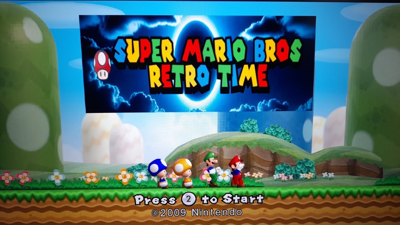 Super Mario Bros Retro Time Einblick - YouTube