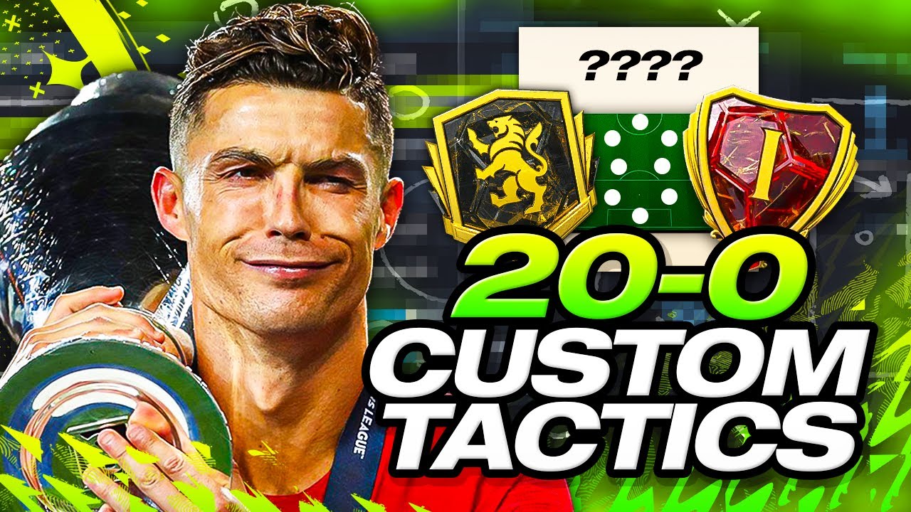 20-0 RANK 1 CUSTOM TACTICS & FORMATIONS! 🔥 FC 24 Ultimate Team - YouTube
