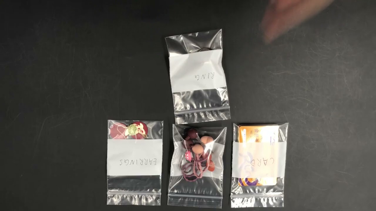 Zip Lock Bags with Write On Block. Pills Bags for Packing and Storing ...