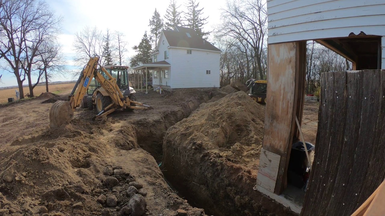 Filling In The Trench 4k Time Lapse - YouTube