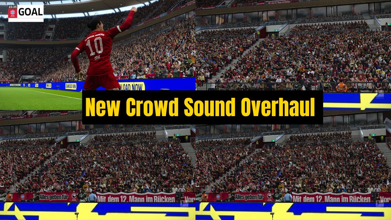 🔥 "INSANE Crowd Atmosphere MOD in PES 2021! 😱🔥 Is This Even a Game ...