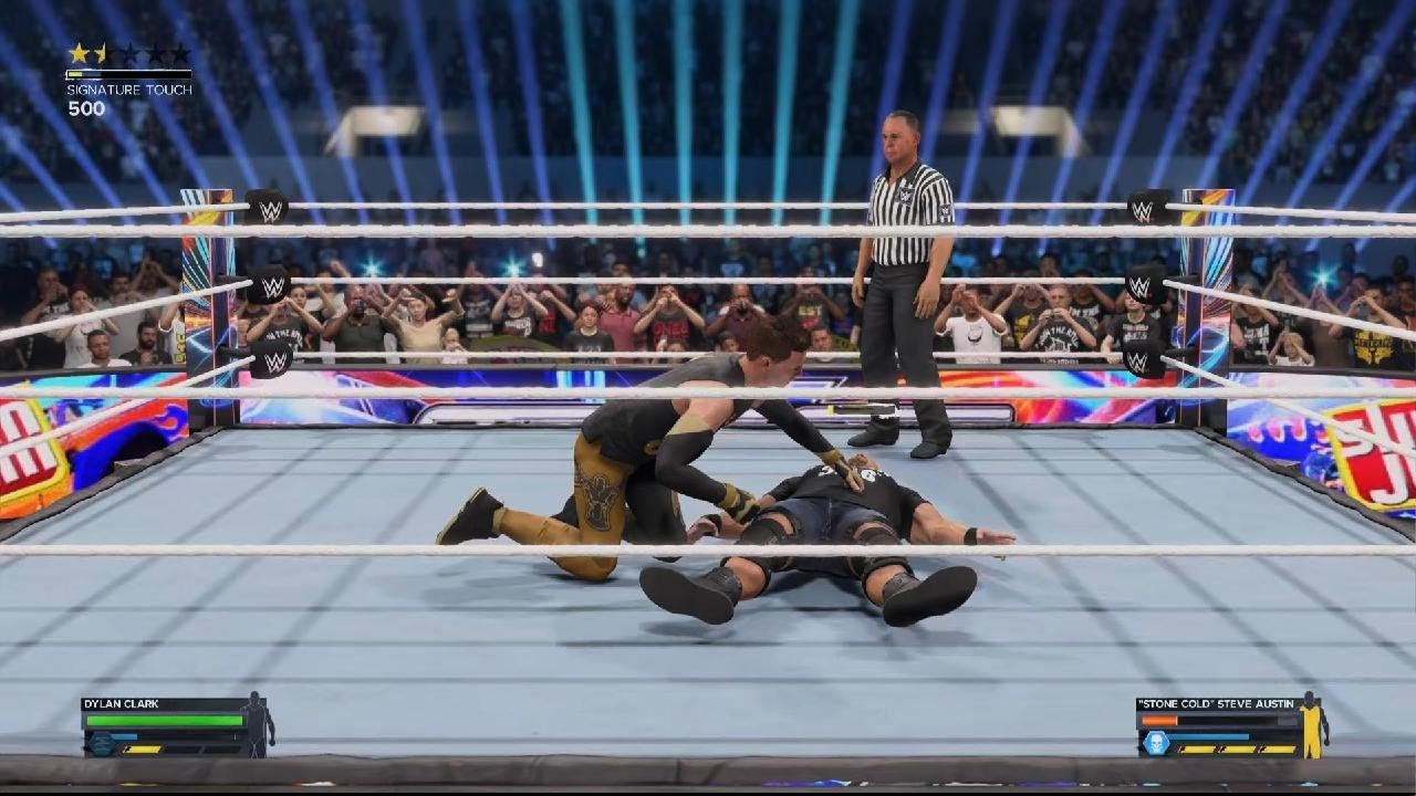 WWE Summerslam Dylan Clark VS Stone Cold - YouTube