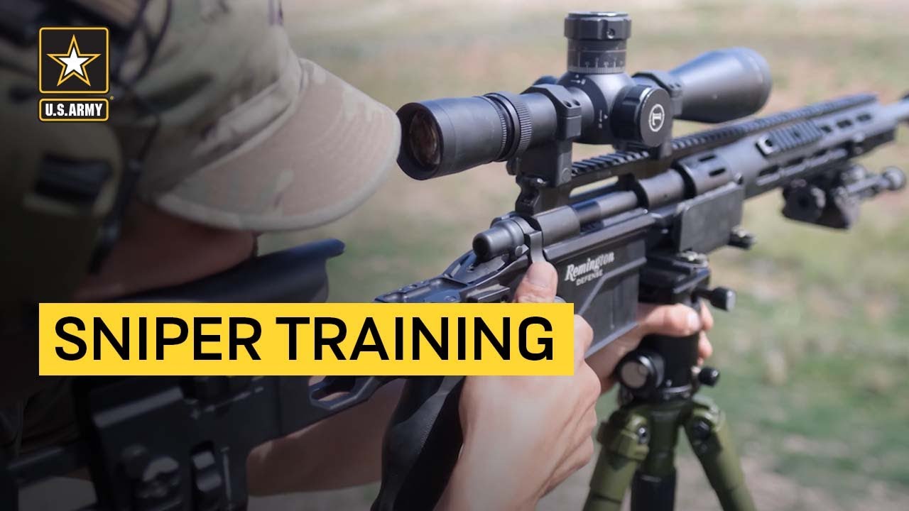 Army Snipers Train at Moving Target Range - YouTube