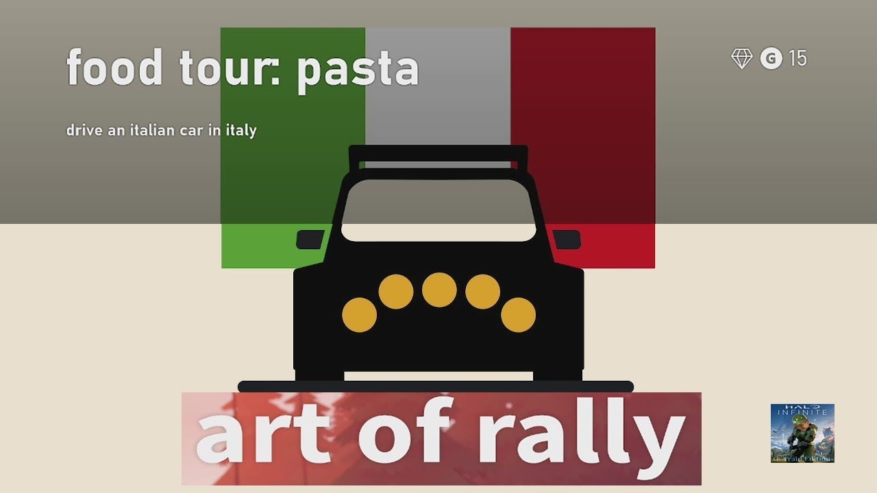 art of rally food tour: pasta achievement - YouTube