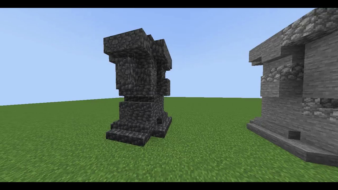 Como hacer un MOAI muy SIMPLE para TODAS LA VERSIONES de MINECRAFT ...