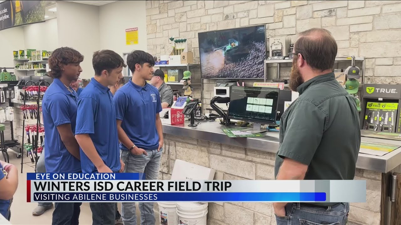 Winters ISD Students visualize their future in the workforce - YouTube