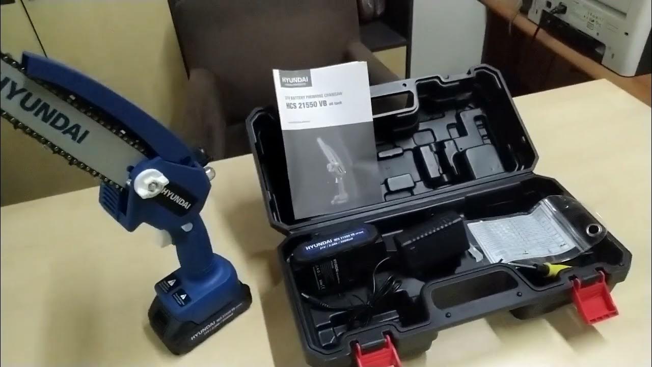 HYUNDAI HCS 21550VB Κλαδευτικό αλυσοπρίονο Μπαταρίας, 21V, 8’’, 550 Watt 2310515004 & 6944268611 ...