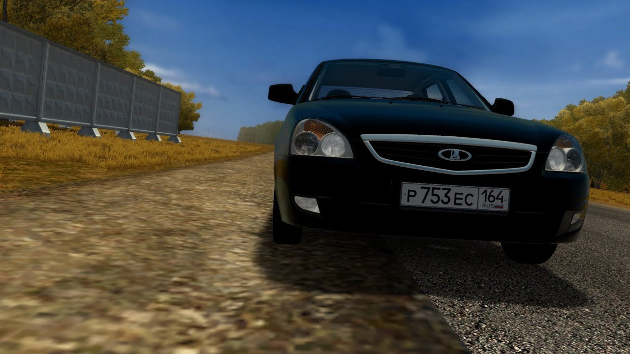 City Car Driving - Lada Priora - Таксуем - Руль Logitech G27 - YouTube