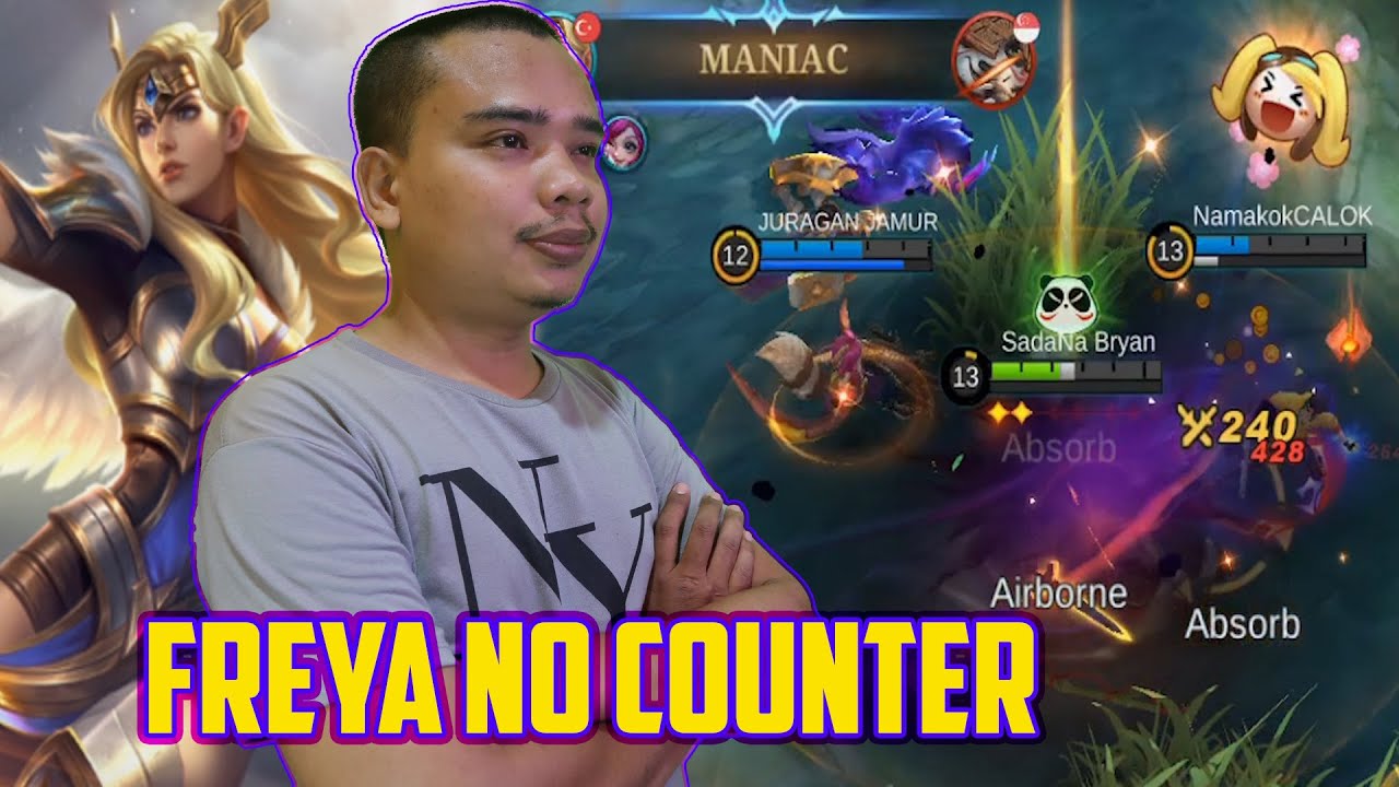 FREYA MANIAC FREYA BEST BUILD 2023 & COMBO SKILL 2 | MLBB INDONESIA ...