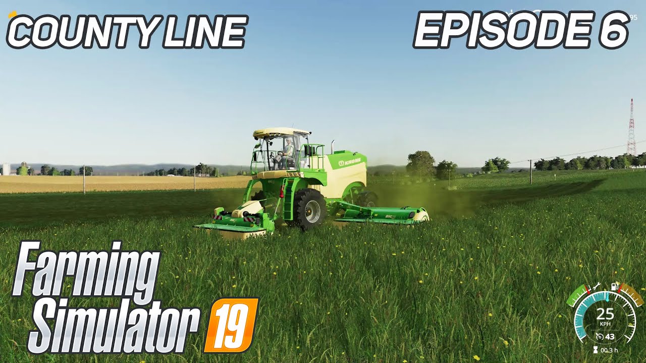 Cutting Grass, Fast Mowing Grass | FS19 | Farming Simulator 19 ...