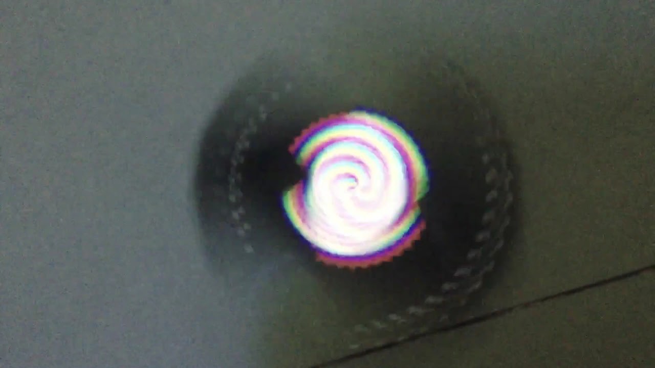 Satisfying rainbow spinning phone - YouTube