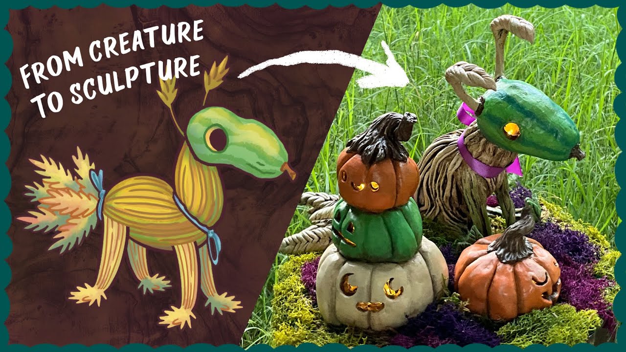 I Turned My NPC Into a Nightlight! Squash Puppy Moss and Clay Sculpture ...