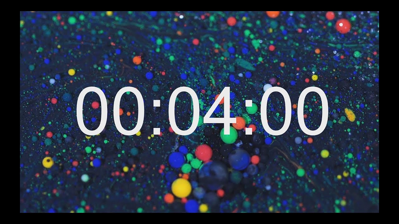 4 minute timer with alarm - 4 minute timer - No music - YouTube