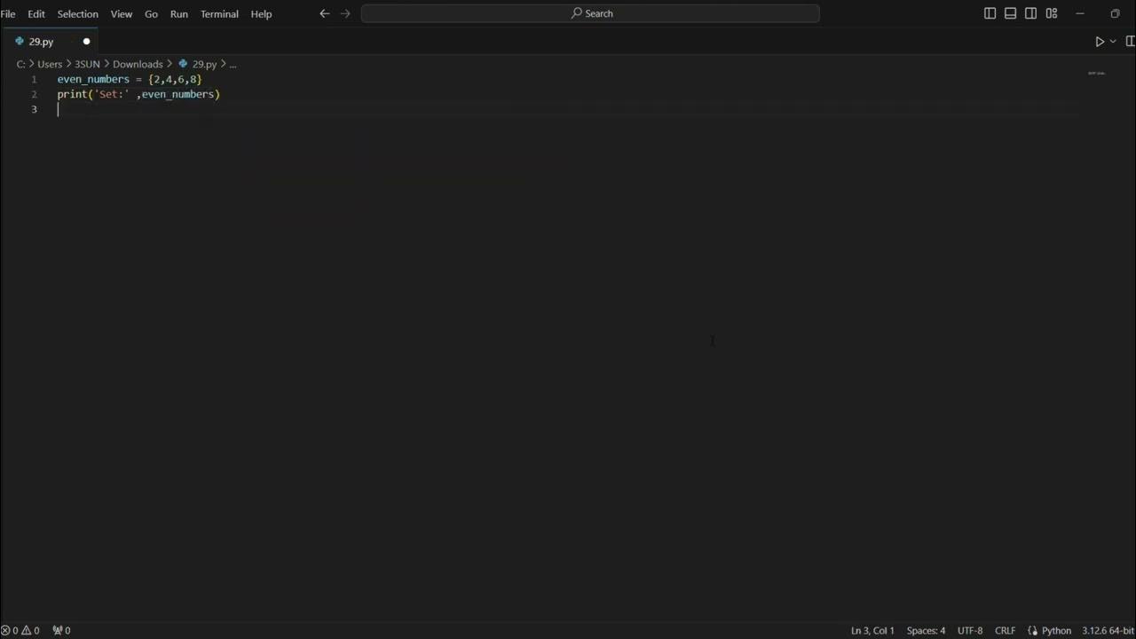 Python (Programming Language) Project 29: 'Find Number of Set Elements' Created by Trishanth ...