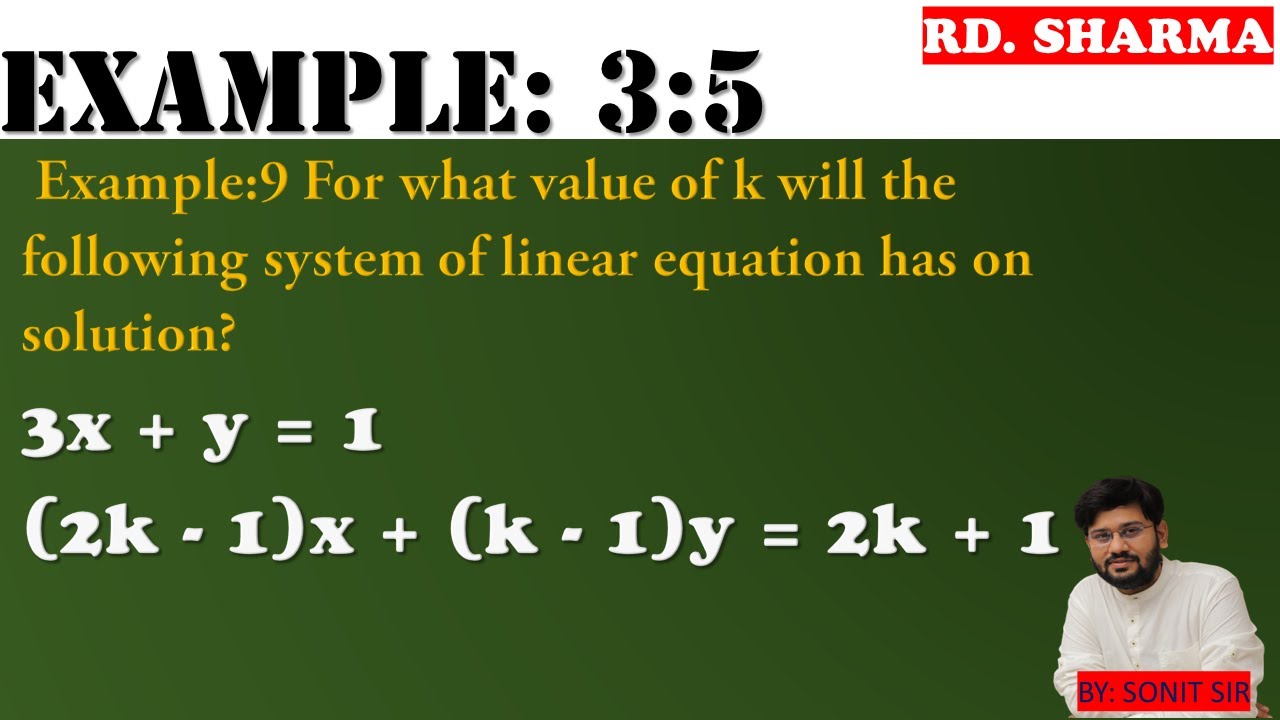3x Y 1 2k 1 X K 1 Y 2k 1 For What Value Of K Will The Following