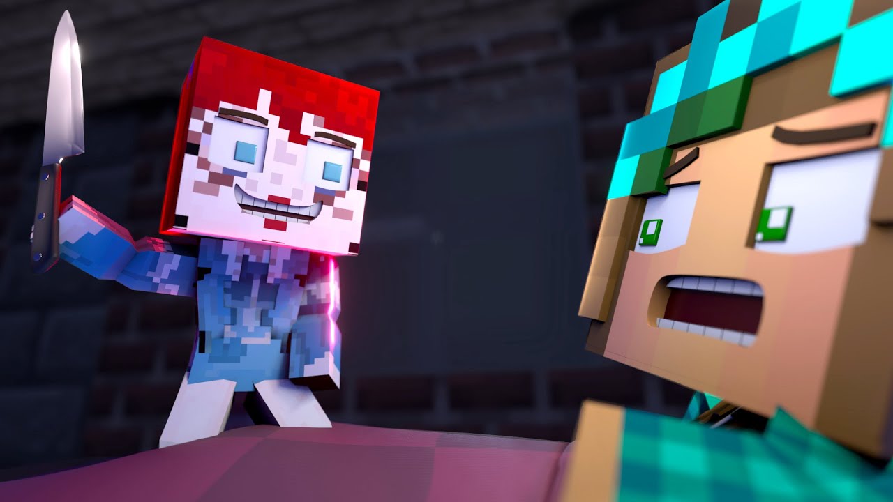The minecraft life | Killer doll👹 | Minecraft animation - YouTube