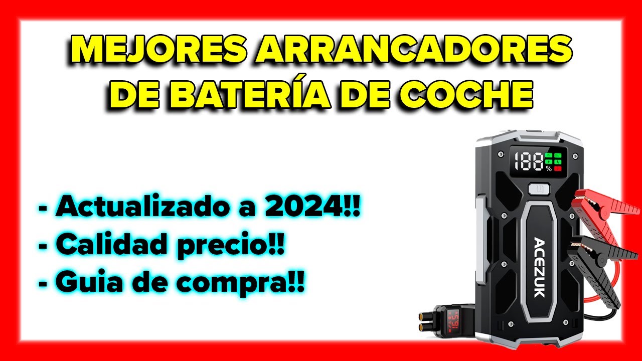 💥Mejores Arrancadores de baterías de coche 🔥 mejor arrancador de coche ...