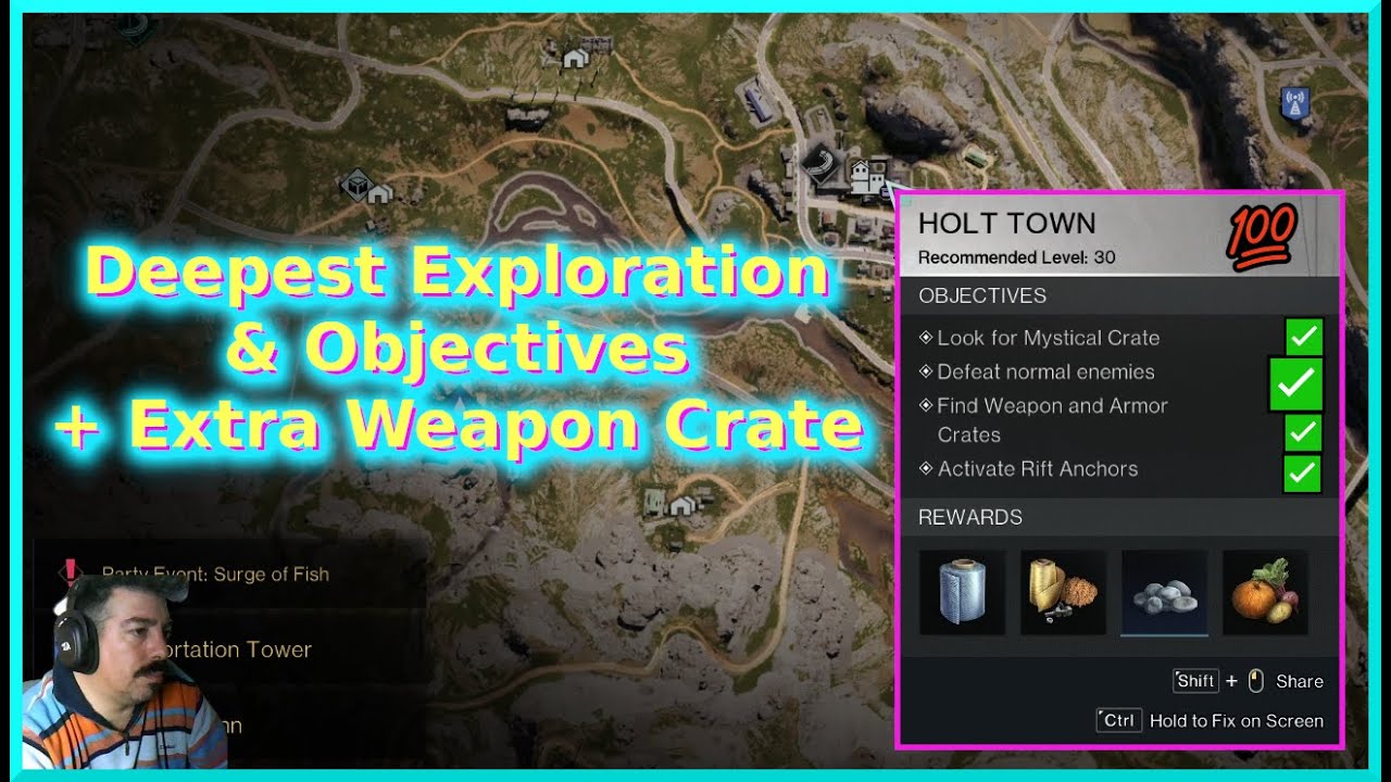Holt Town Objective, exploration + Extra Gear Crate | Once Human - YouTube