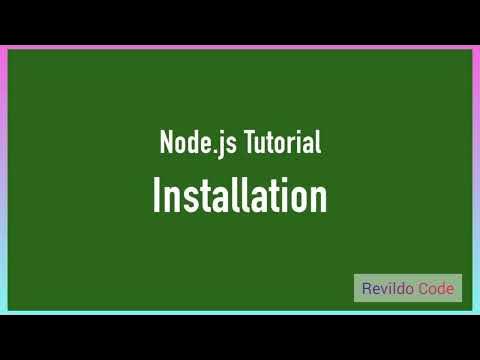 Nodejs Installation | Node js Full Course | #revildo_code - YouTube
