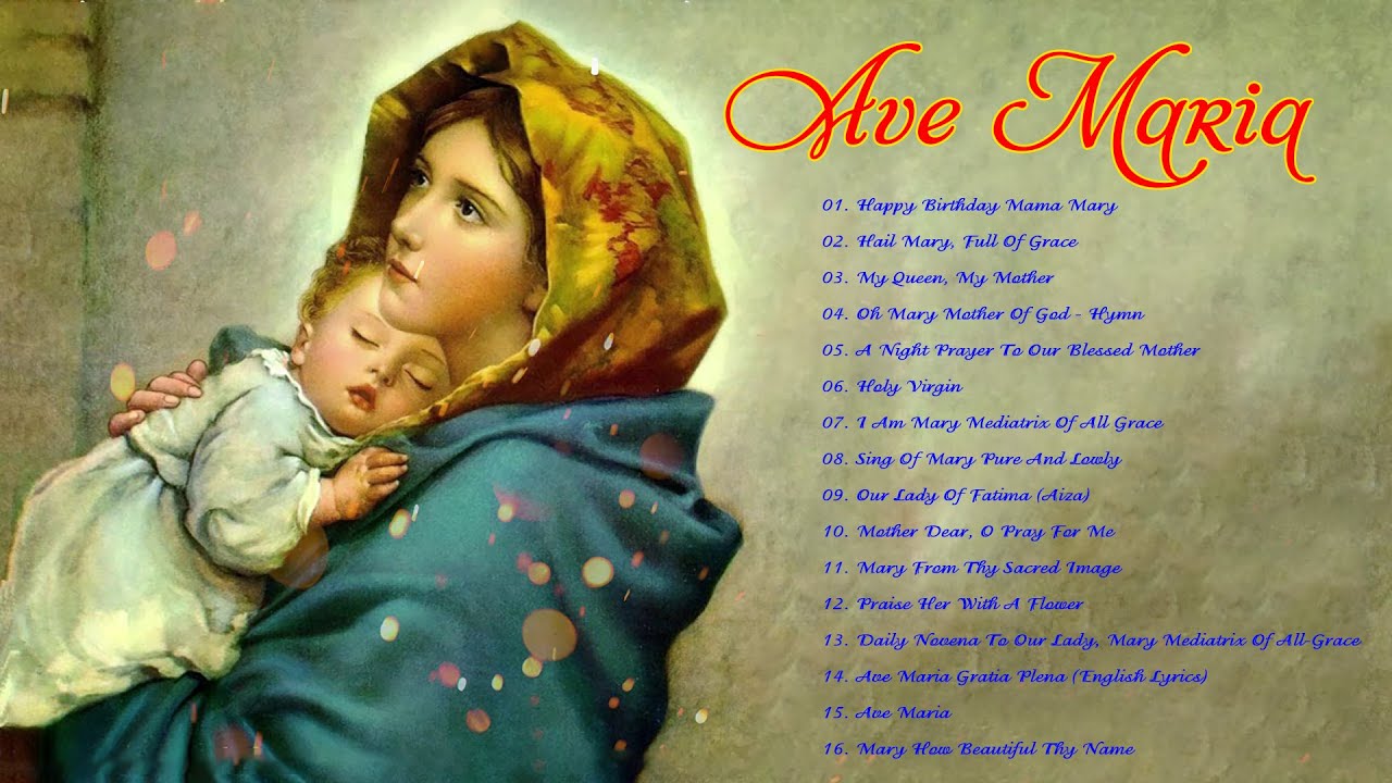 Dear Lady Of Fatima -Ave Maria -Classic Marian Hymns Sung in Gregorian ...