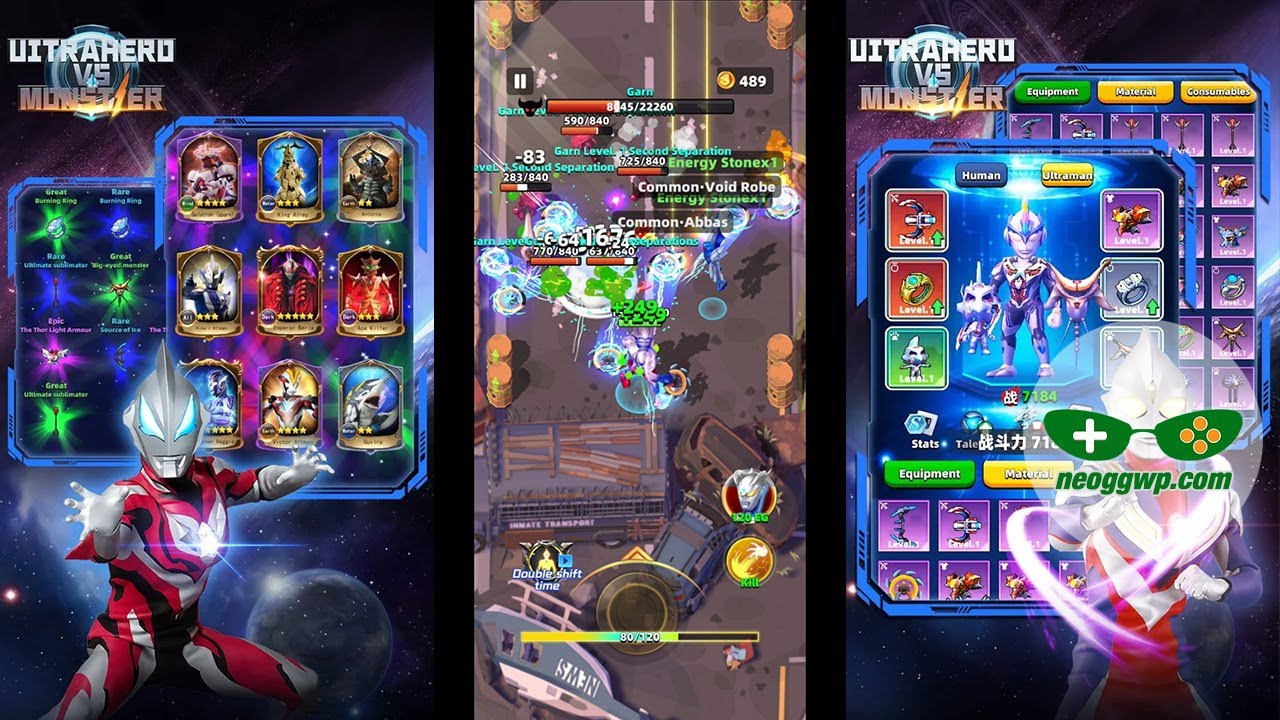 Ultrahero vs monsters (Android APK) - Shooting Roguelike Gameplay - YouTube